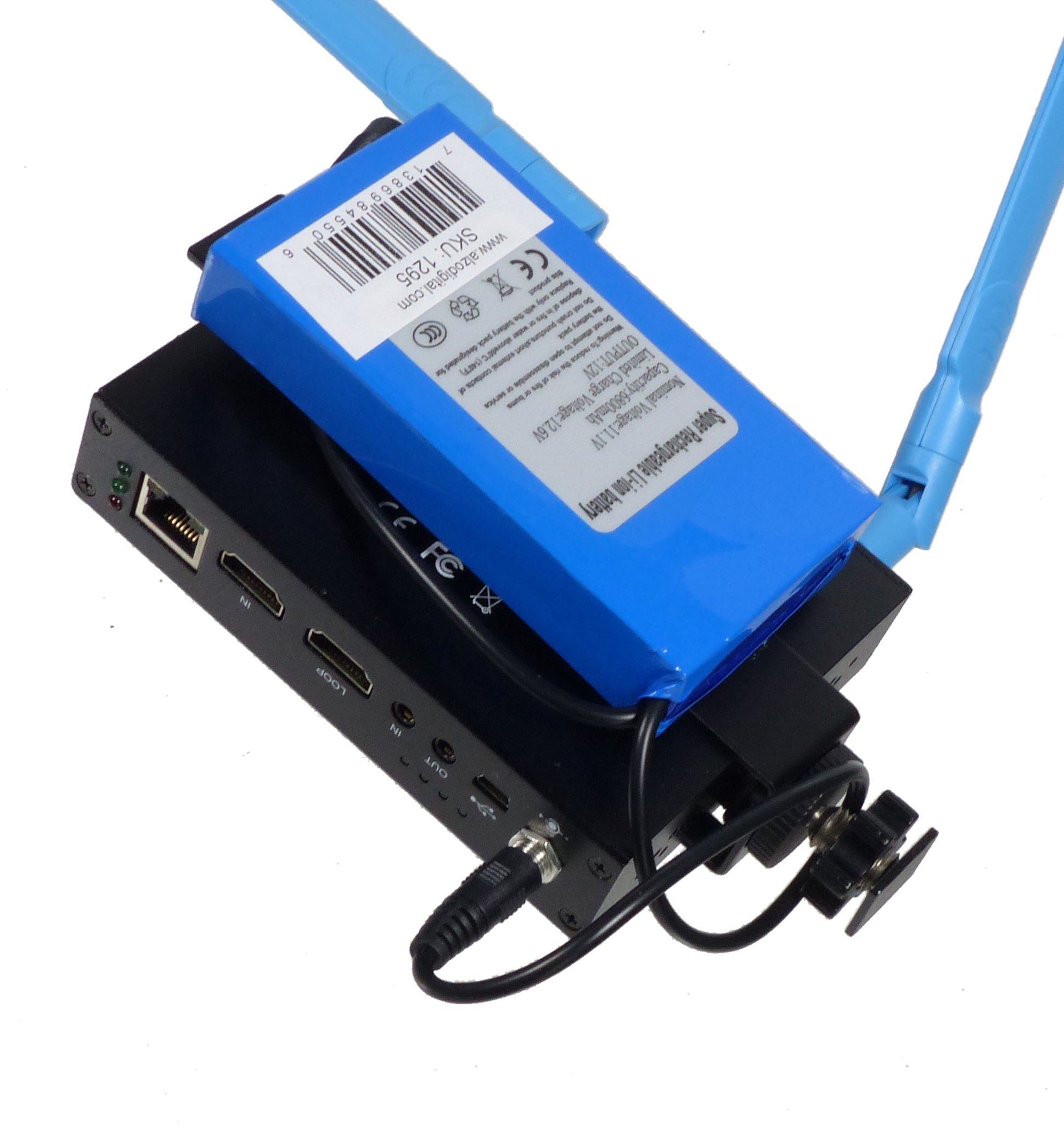 ALZO Li-ion Rechargable Battery for Newtek Connect Spark (2K)- with ve ...