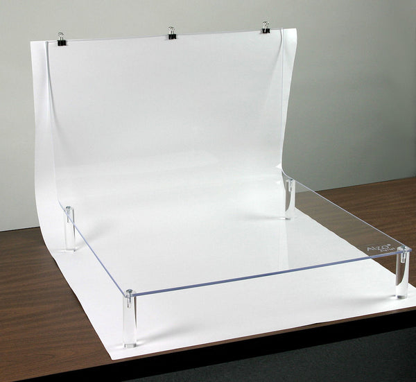 ALZO 24 Inch Clear Riser Platform Kit with Background Paper Selection ...