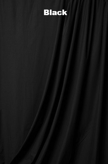 black backdrop material