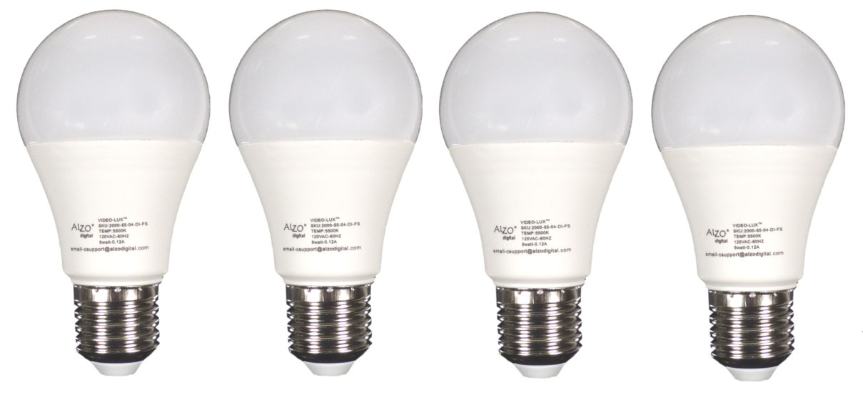 ALZO 8W (75W), 450 Lumen LED Bulb, Dimmable, Color Temp: 5500K Dayligh ...