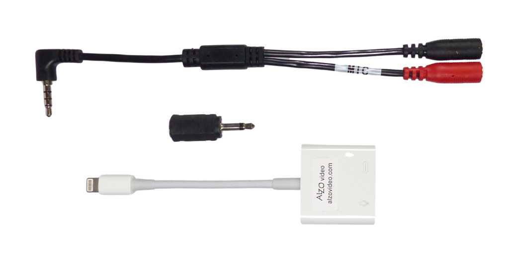 For iPhone iPad video recording - Headphone Mic break-out splitter Y c ...